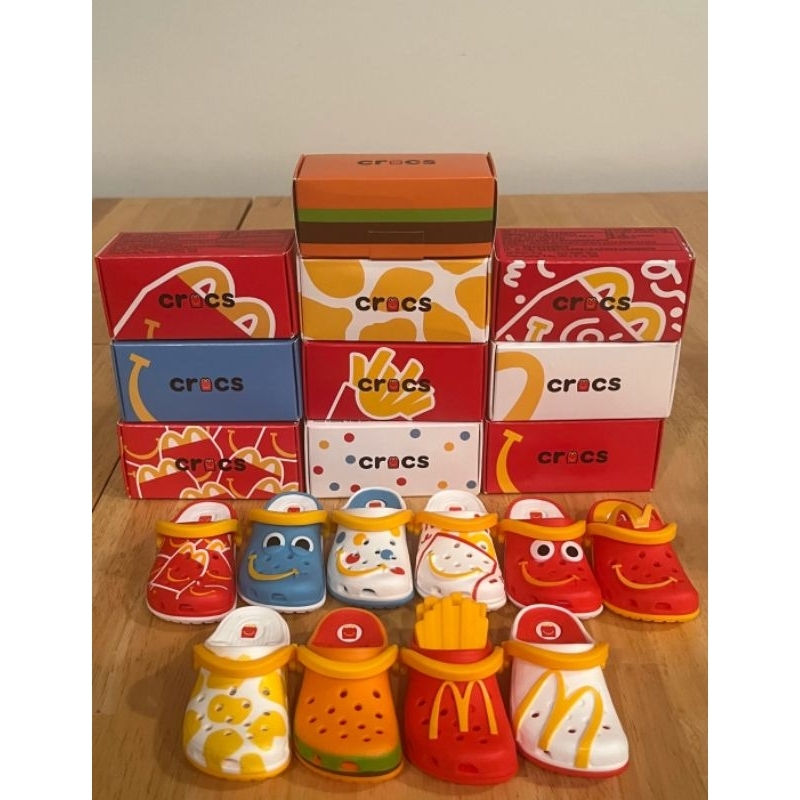 Crocs Mcdonald's Keychains 2024 Crocs Happy Meal Toys Limited Ver. Mcdo ...