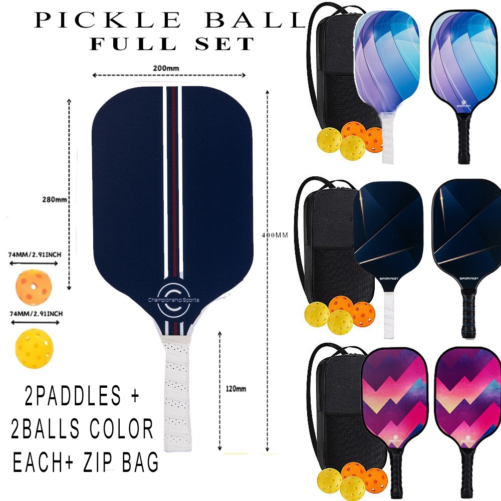 Pickleball Paddle Racket Full Set USAPA Sport Key Original Brand with 4 ...