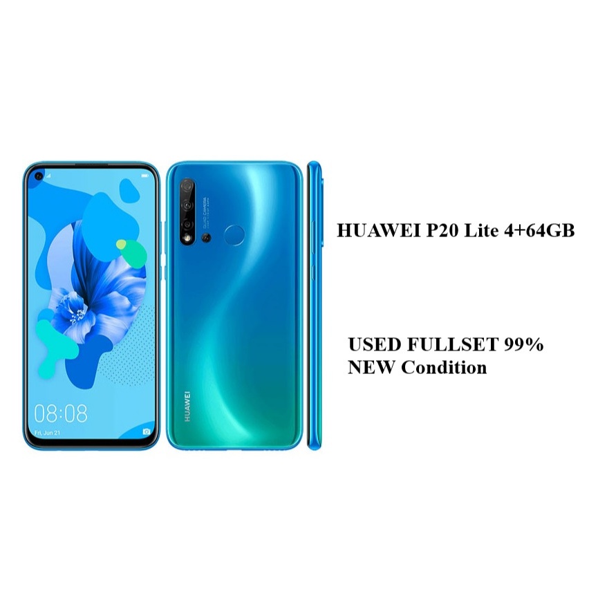P20 Lite 4+64GB 4G Used Unit Fullset | Shopee Malaysia