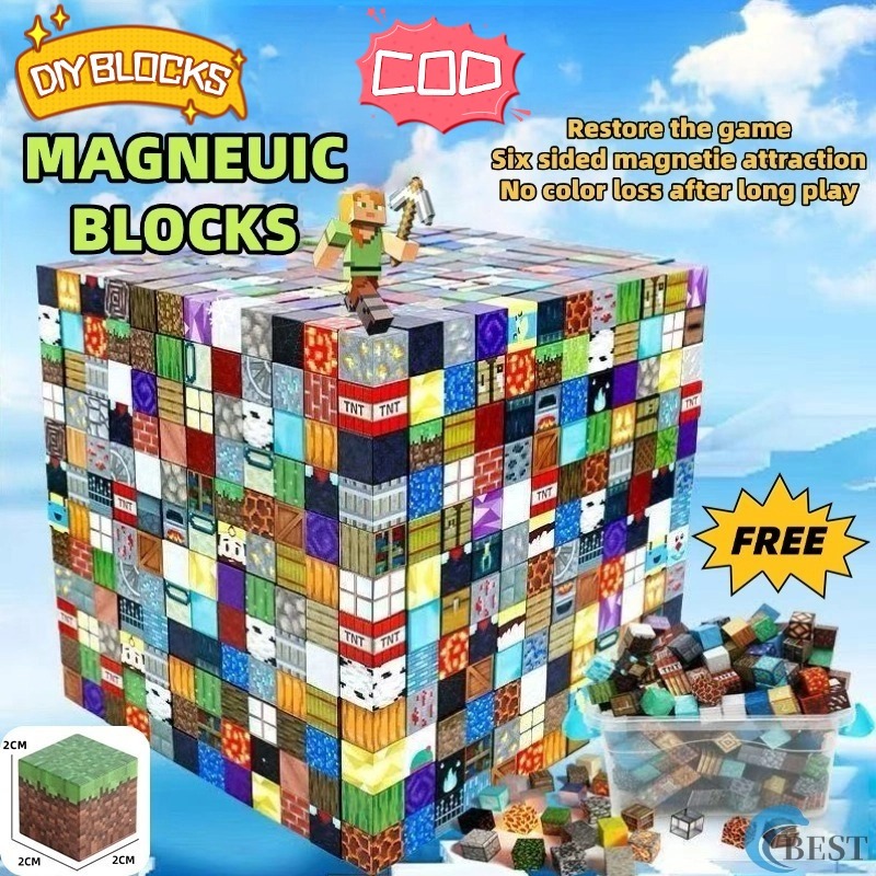 COD Magnetic Building Blocks Game Themed Puzzle Toy Fun DIY Variety ...