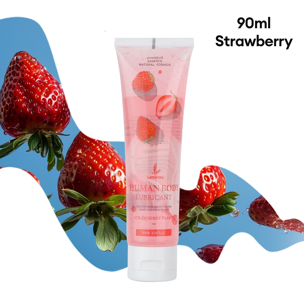Lemezee Lubricant Gel Water-Soluble Strawberry Lubricant (90ml) | Shopee Malaysia