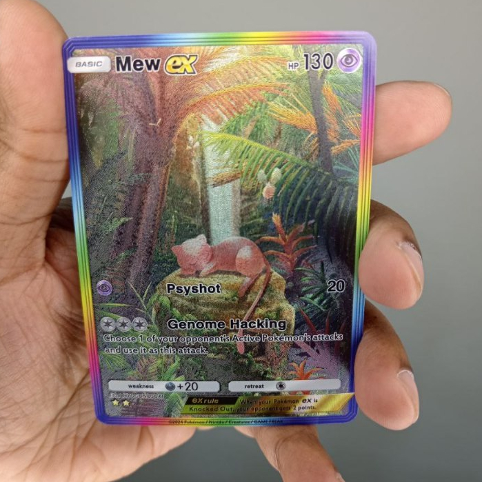 Mew EX AA Custom Mythical Island #83 Special Art Rare SAR SIR AA Pocket ...