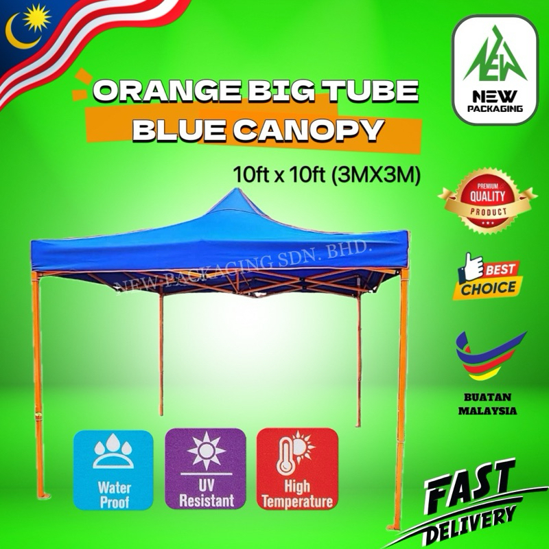 🔥HEAVY DUTY🔥 CANOPY 10x10ft (3M x 3M) (25KG+-) – Kanopi 10 X 10ft (3M x ...