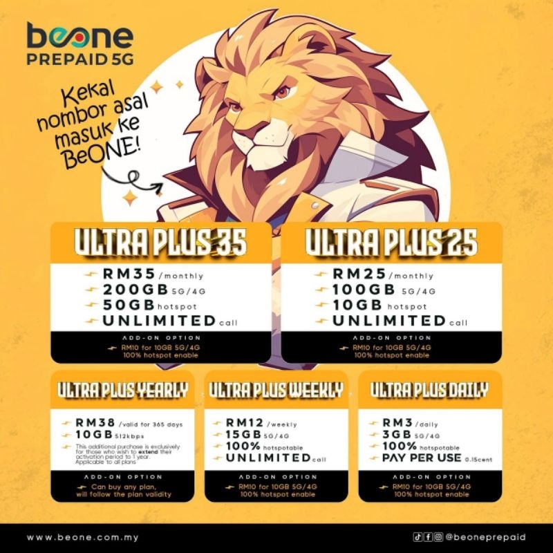 ♥️NEW PLAN KING♥️💥[Simkad Beone Terlaju💥(INTERNET 4G/5G)🔥(250GB RM35 ...