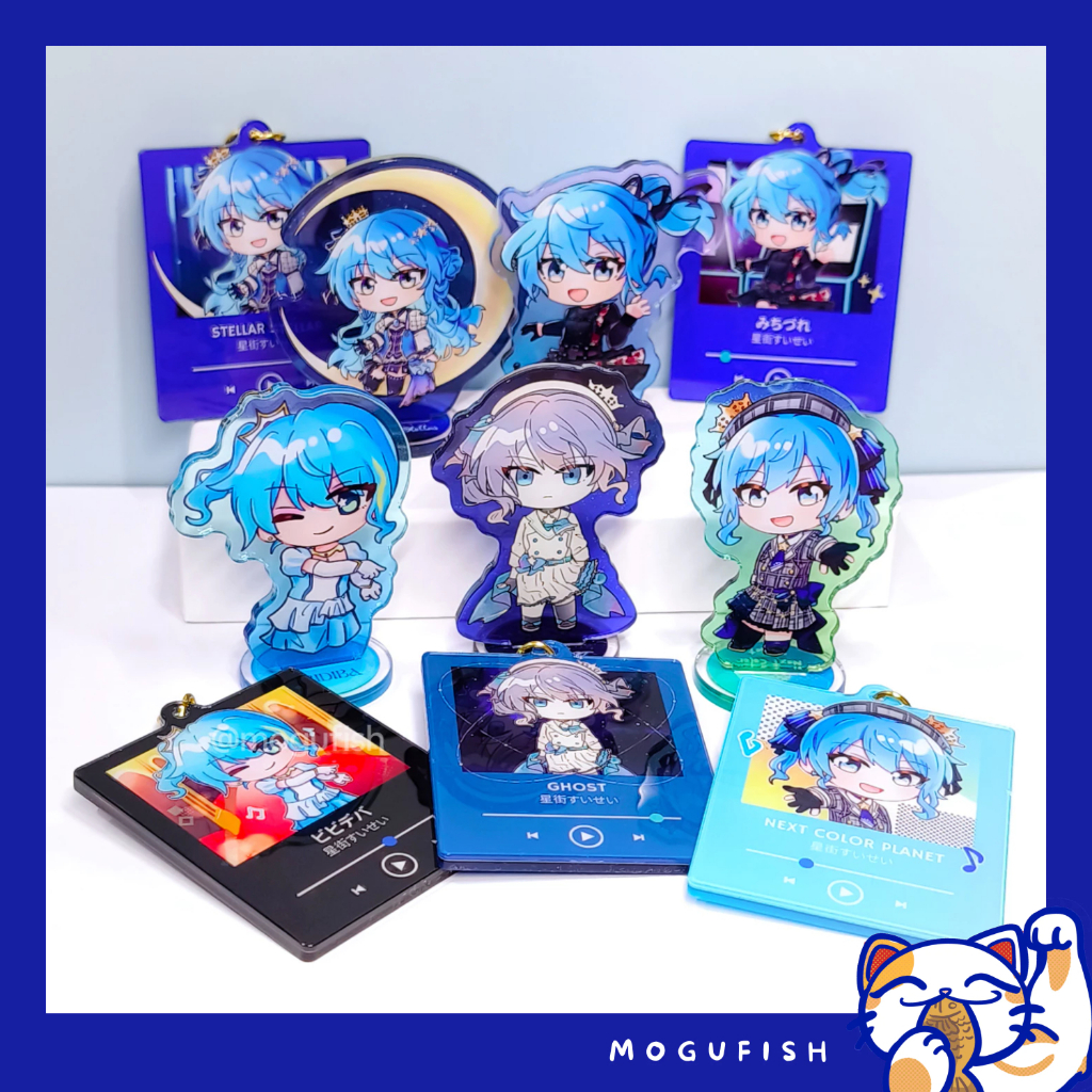 Hololive Suisei MP3 Keychains Standee | thyoneart | Shopee Malaysia