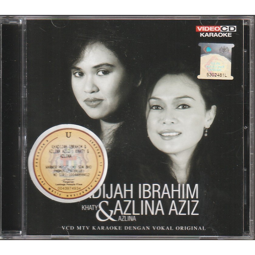 VCD KHADIJAH IBRAHIM & AZLINA AZIZ [ VCD MTV KARAOKE ORIGINAL ...