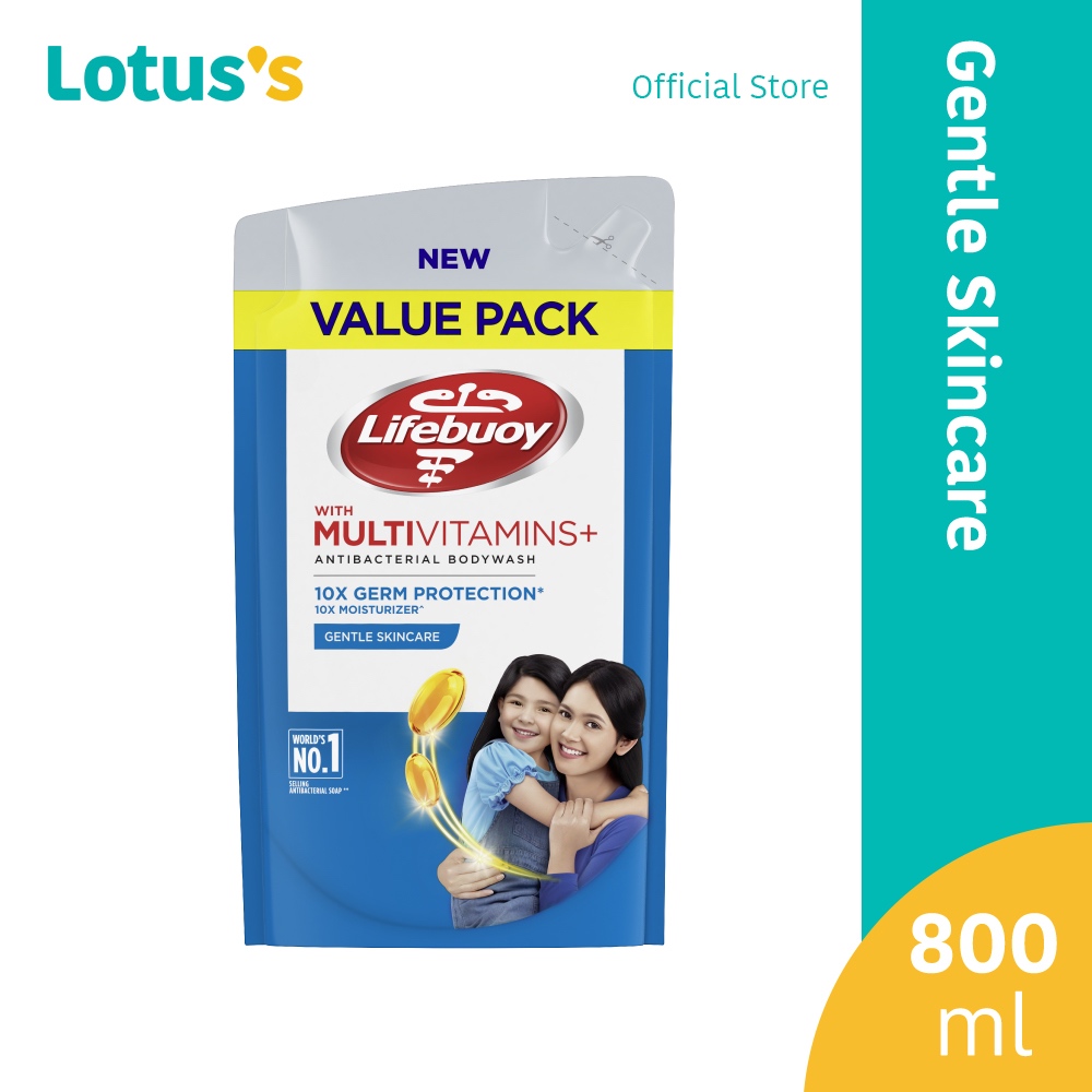Lifebuoy Gentle Skin Care Body Wash Refill Pack 800ml | Shopee Malaysia