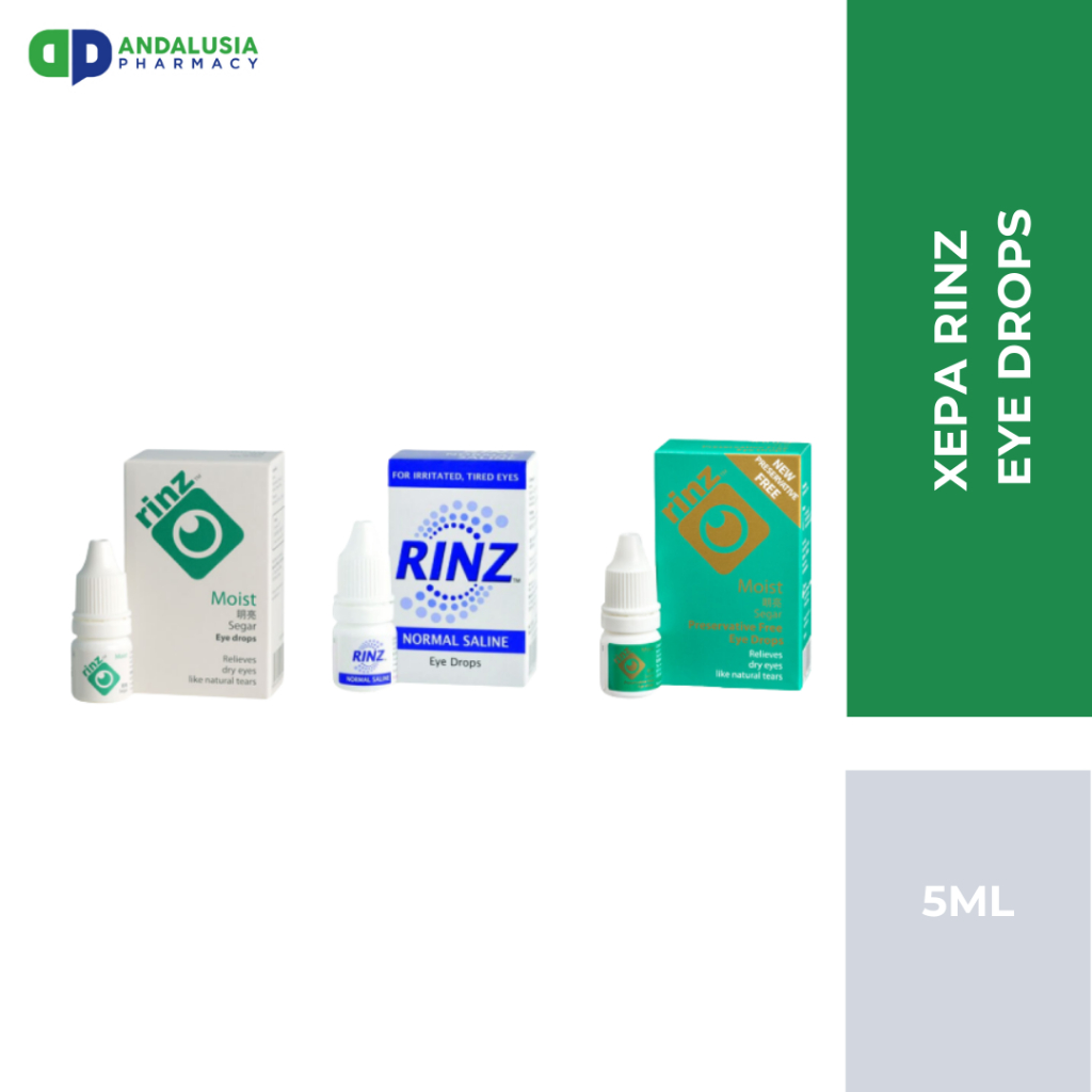 XEPA RINZ EYE DROPS ( MOIST / NORMAL SALINE / PRESERVATIVE FREE ...
