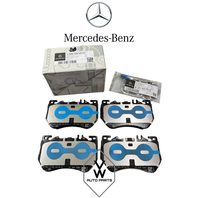 ( 100% ORIGINAL ) MERCEDES BENZ W206 S206 FRONT DISC BRAKE PAD WITH ...