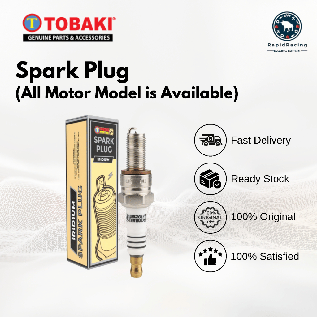 Tobaki SIngle Double Ultra Iridium Spark Plug【All Model Available ...