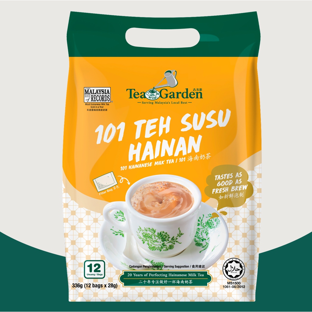 (NEW) 101 Hainanese Milk Tea (Filter Tea Bag) Tea Garden 海南奶茶 Most Sold ...