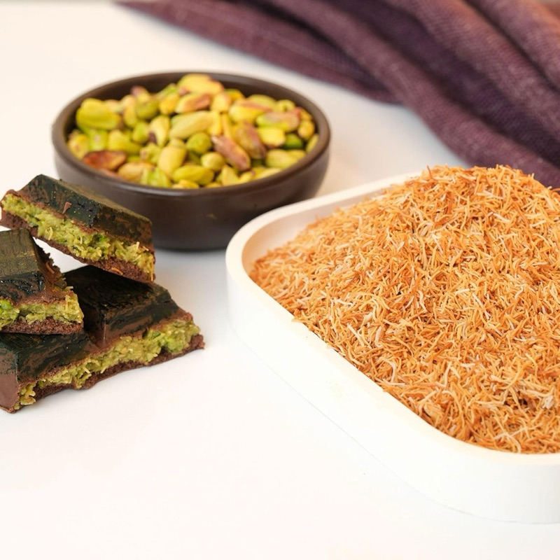 roasted Kunafa dough 500G ready to use for Kunafa chocolate 🍫 &Kunafa ...