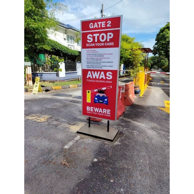 GI metal Signage/ Road Sign | Shopee Malaysia