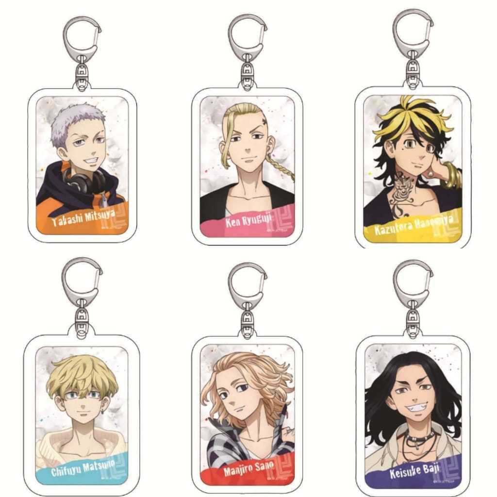 Square Shape Tokyo Revengers Anime Design Acrylic Keychain Collection ...