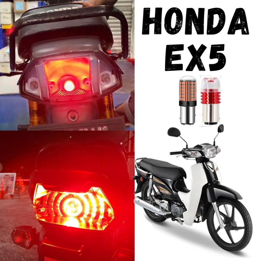 Lampu LED Kelip Belakang Honda EX5 Wave Dash Kriss 100 110 RS150 W100R ...