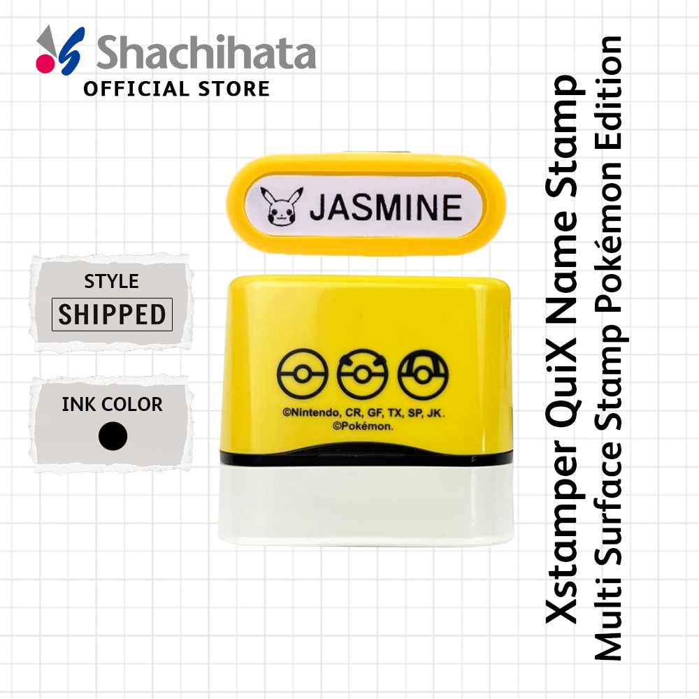 Xstamper QuiX Name Stamp Multi Surface Stamp Pokémon edition | Shopee ...