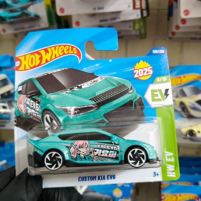 Hot Wheels Custom KIA EV6(Green)#5785-96JL #1:64 | Shopee Malaysia
