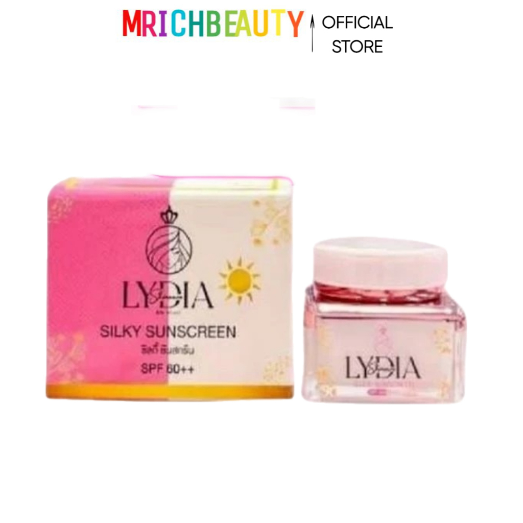 Lydia Cream Sunblock SPF 60PA++ melindungi wajah dari sinar UV & UVB (NEW PACKAGING) | Shopee ...