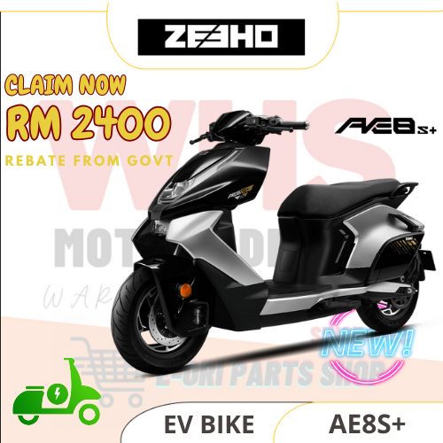 ZEEHO AE8S+ PREMIUM - Electric Vehicle(EVBike) Motor Elektrik - Tanpa ...