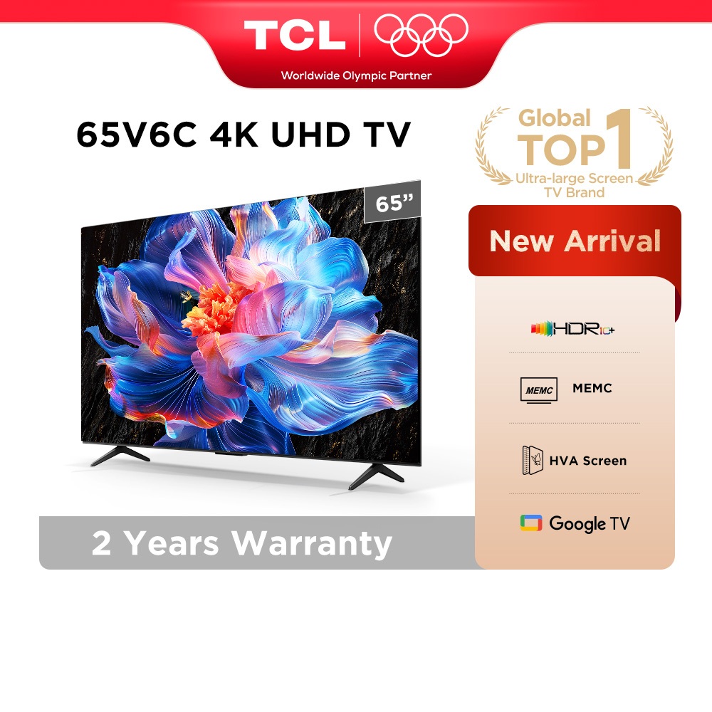 TCL 65 Inch 4K Google TV with HDR 10, Dynamic Color Enhancement, MEMC ...