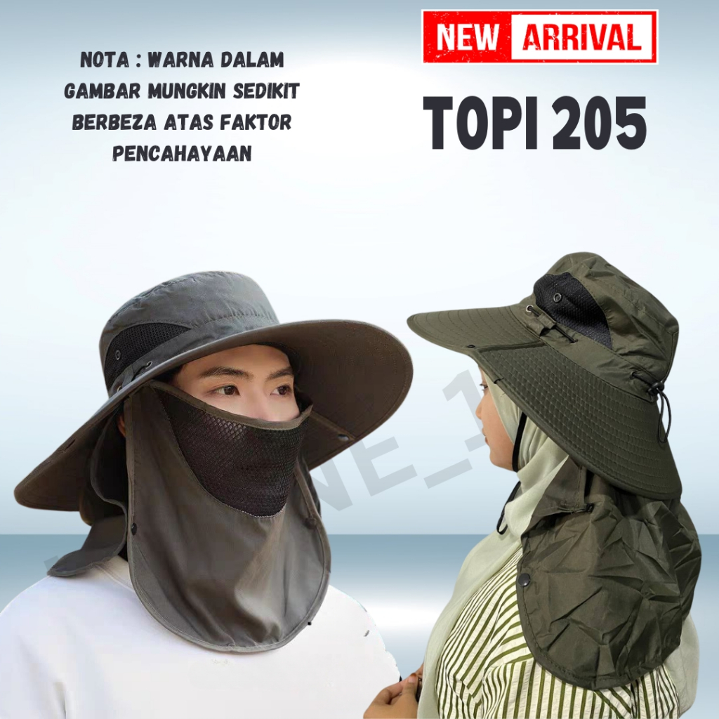 Topi Memancing/Fishing/Hiking Cap/Berkebun | Shopee Malaysia