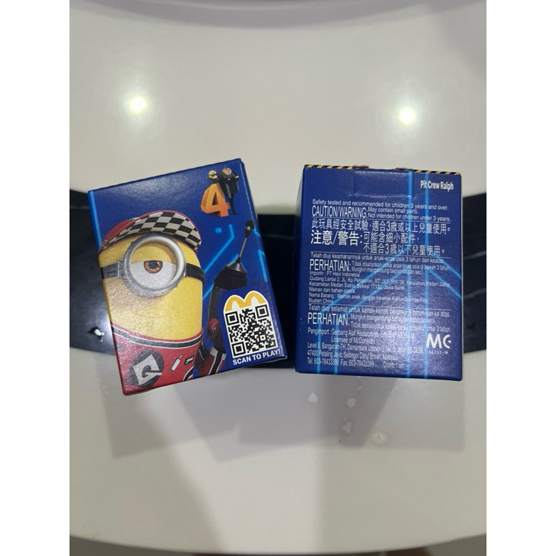 (Used) McDonald’s happy meals toys New Minions Despicable Me 4 PIT CREW ...