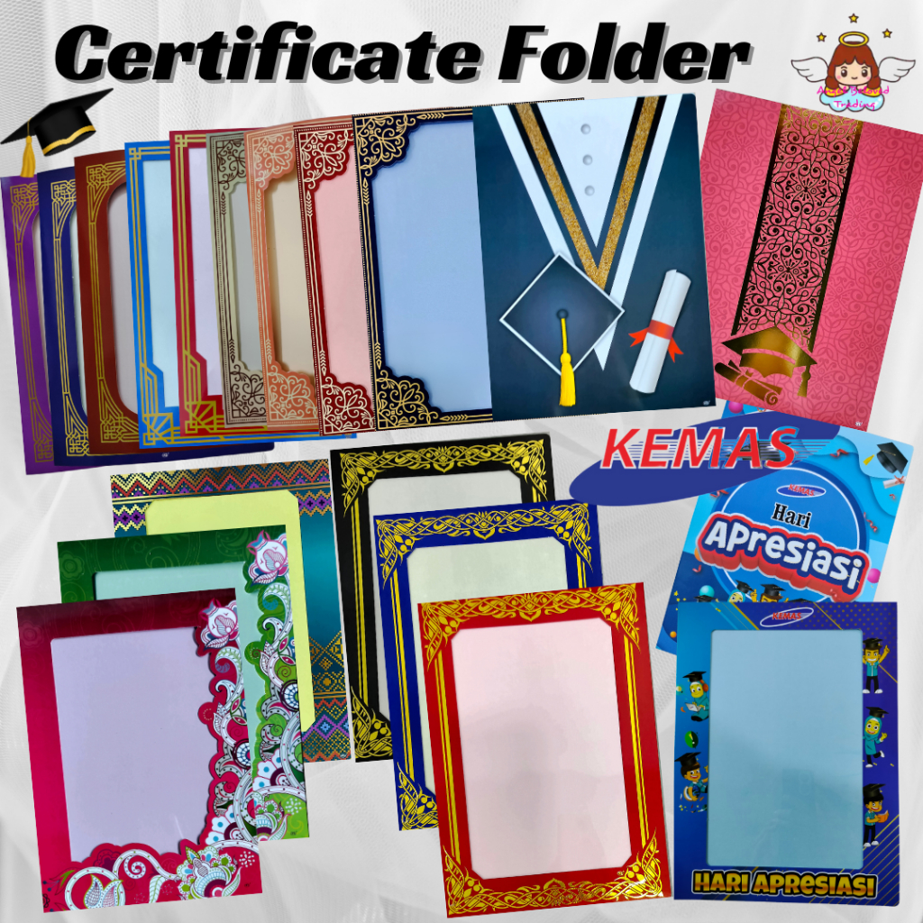 Graduation Certificate Folder / Sijil Holder / Certificate Holder A4 ...