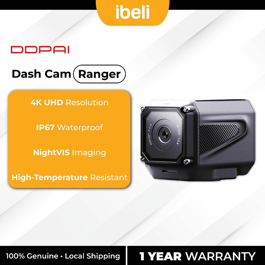 DDPAI Ranger Riding Camera For Motorcycles And Bicycles | Shopee Malaysia