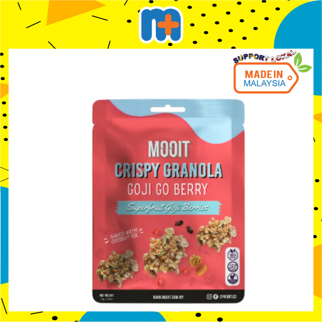 [MPLUS] MOOIT Goji Go Berry Crispy Granola 45G | Shopee Malaysia