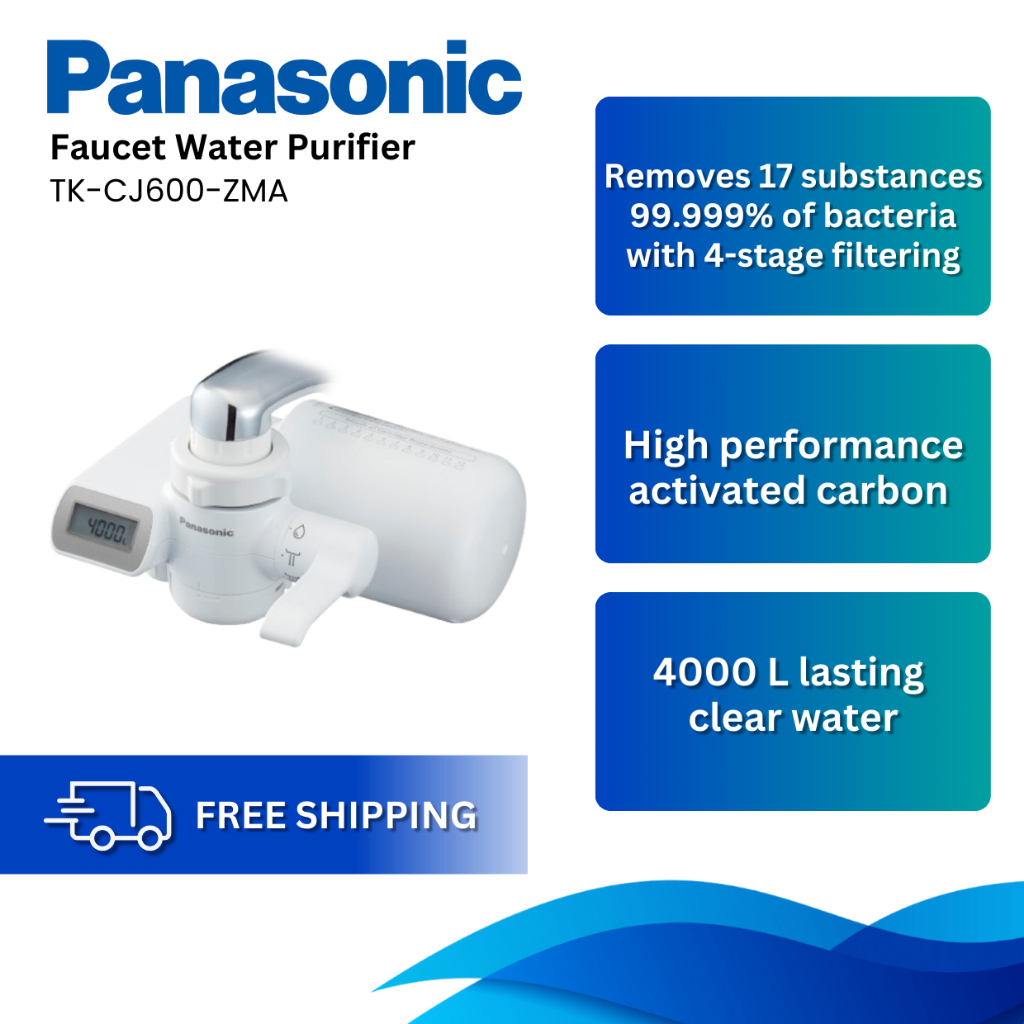 [𝐅𝐑𝐄𝐄 𝐃𝐄𝐋𝐈𝐕𝐄𝐑𝐘] Panasonic TK-CJ600 Faucet Water Purifier Long Lasting ...