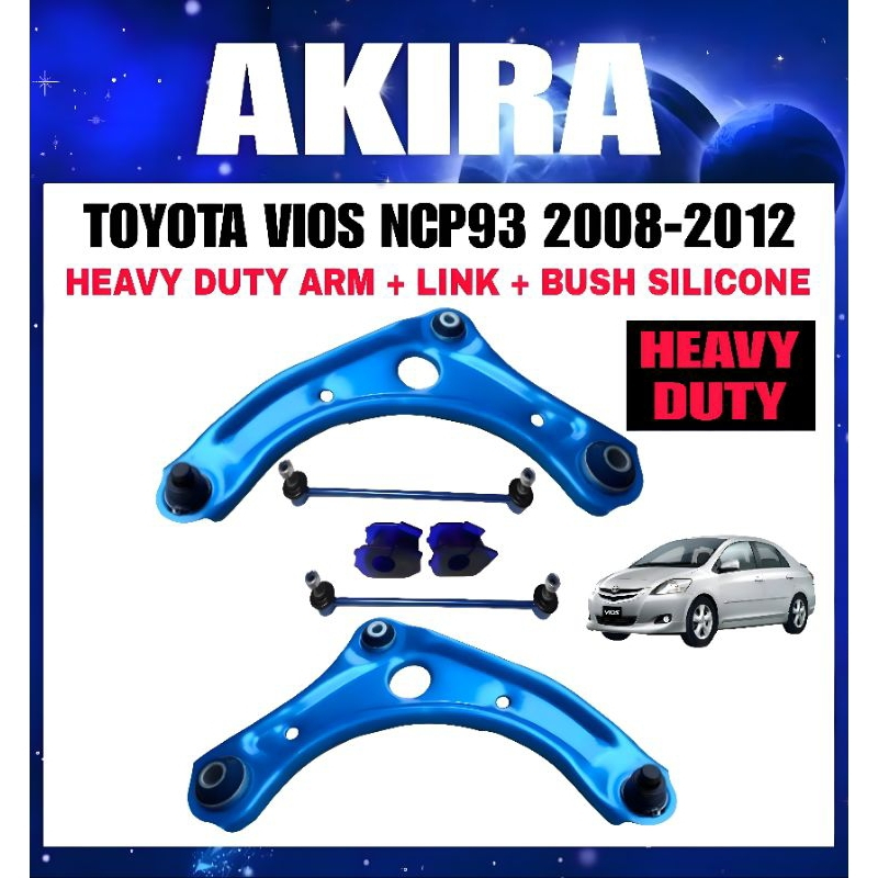 TOYOTA VIOS NCP93 YARIS PRIUS C HEAVY DUTY LOWER ARM FRONT + LINK ...