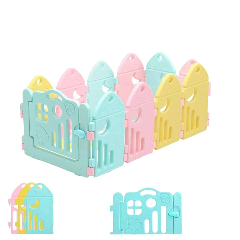 Baby Safety Fence Playground Gate Kids Fun Play Home Ground Toy (10 + 1 ...