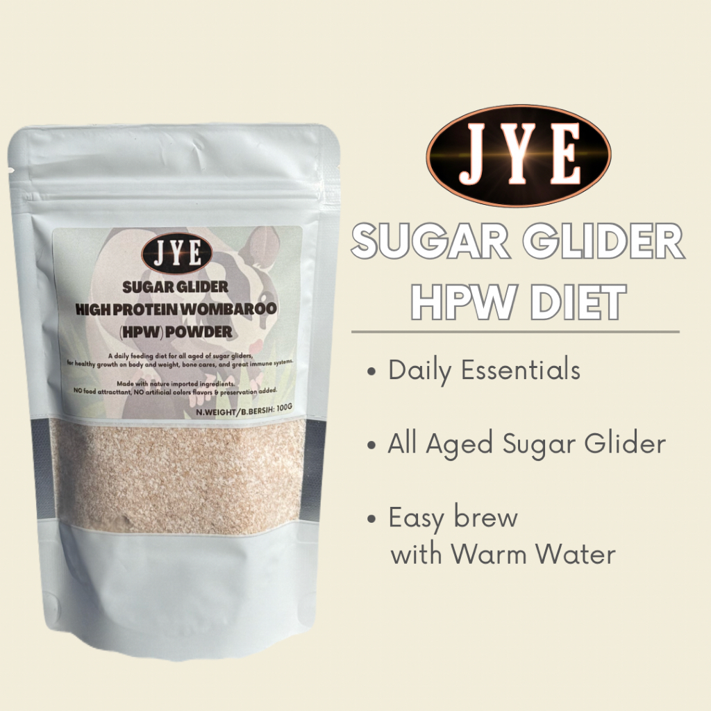 [JYE] HPW Sugar Glider | HPW Powder | Sugar Glider Food | Makanan Sugar ...