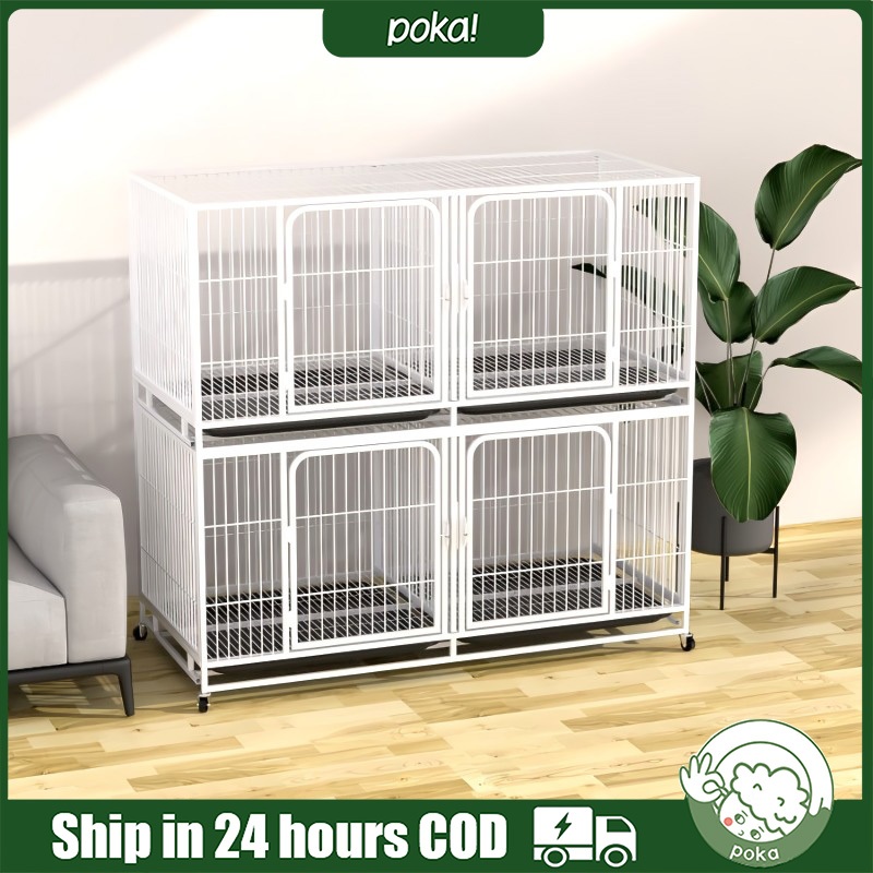 Sangkar Kucing Besar Murah Movable Cat Cage With Partition Large ...