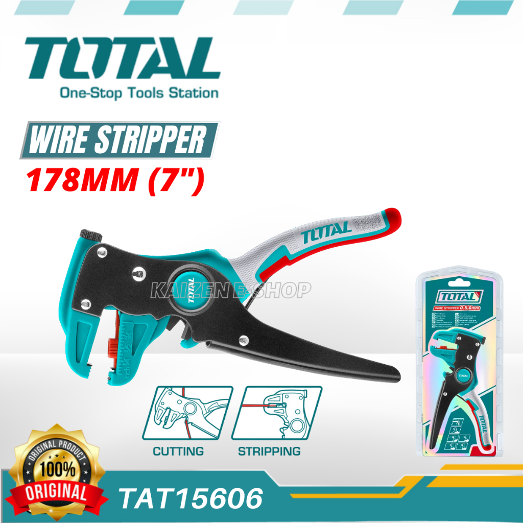 TOTAL THT15606 Wire Stripper 0.5-6mm | Shopee Malaysia