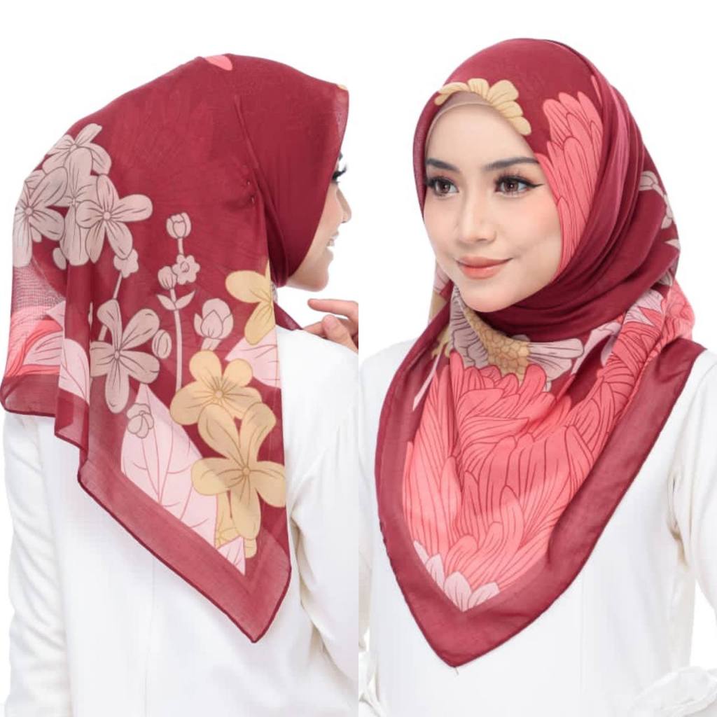 BAWAL COTTON CORAK FLOWER BDG 45 | Shopee Malaysia