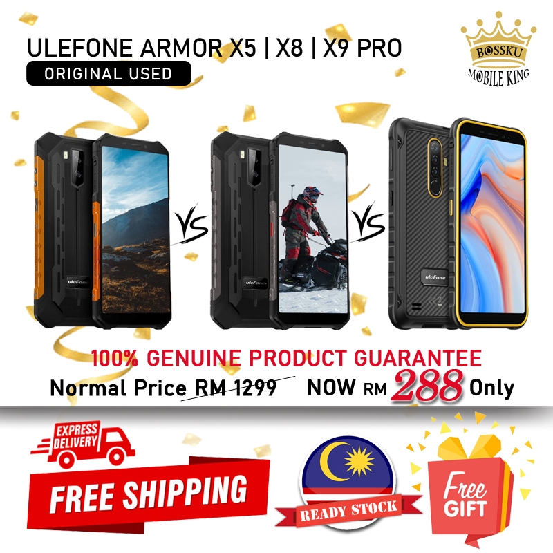 [🔥SHOCKPROOF🔥] ULEFONE ARMOR X5 | ARMOR X8 I ARMOR X9 PRO | RUGGED ...