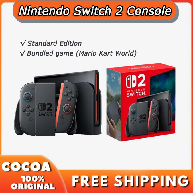 Nintendo Switch 2 Console Swicth2 Bundled game (Mario Kart World ...