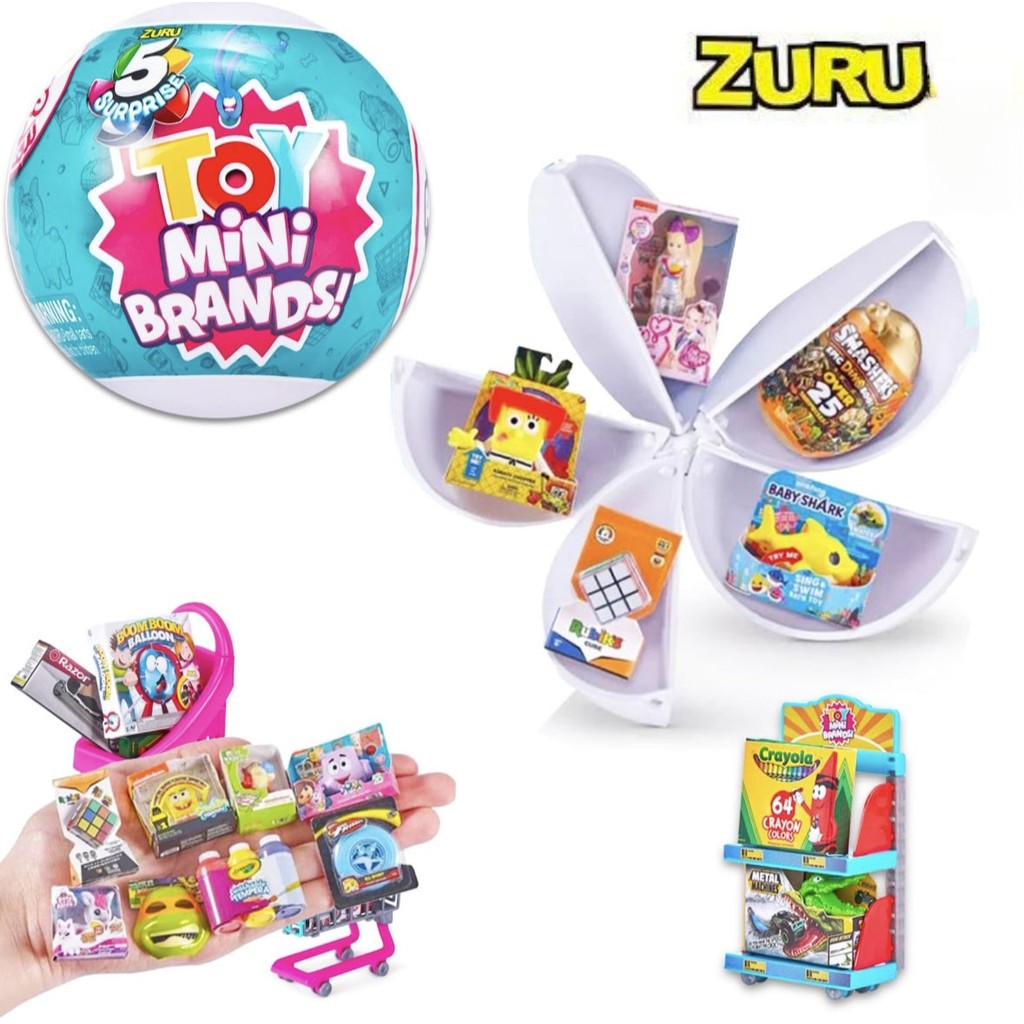 Zuru Mini brand Series 1 mystery capsule mini toys Fun Capsule ...