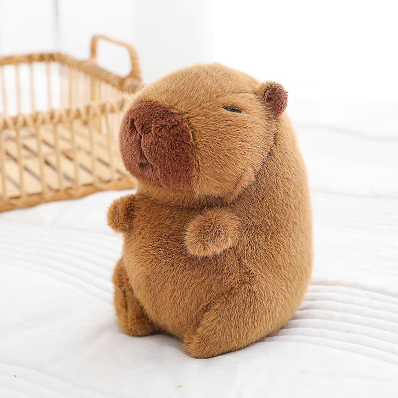 Patung Capybara Comel 20cm – Patung Lembut untuk Mesin Claw atau Hadiah ...
