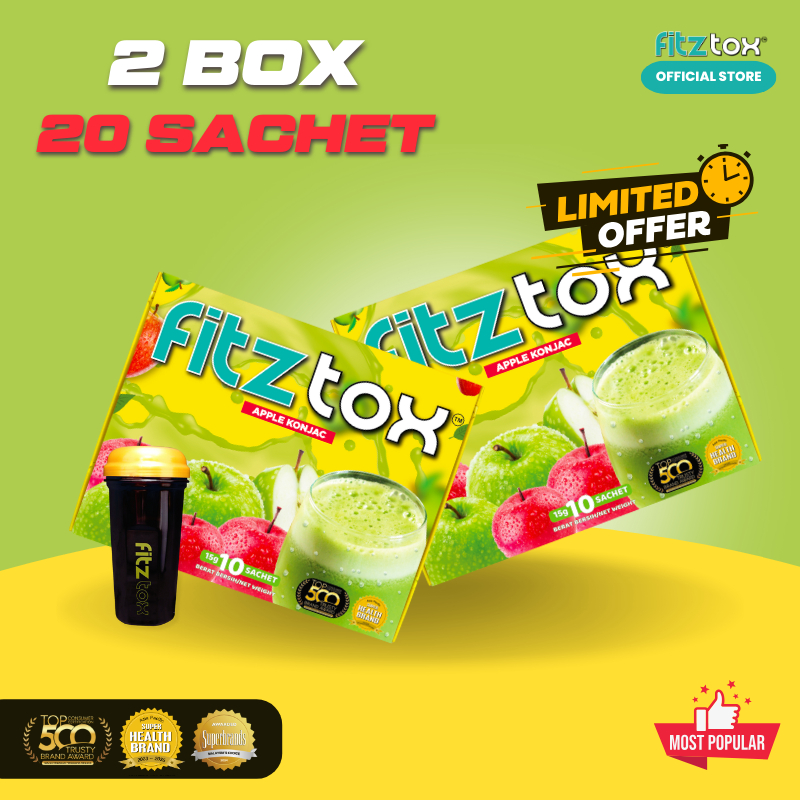 FITZTOX APPLE ( 2 BOX ) ORIGINAL HQ | Shopee Malaysia