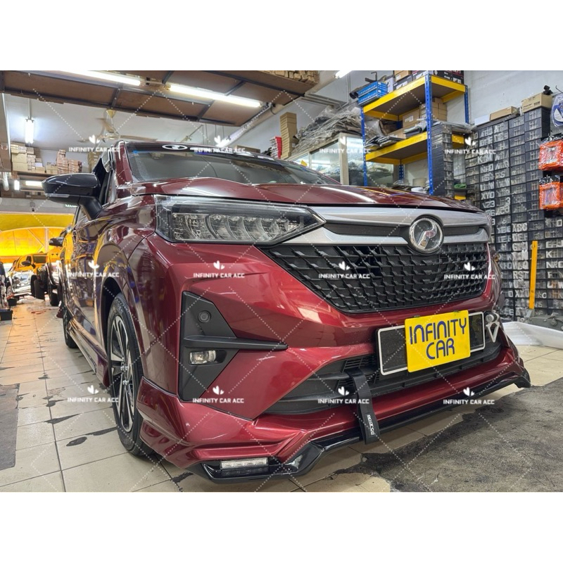 Perodua Alza Project X V2 Bodykit With Spoiler Red | Shopee Malaysia