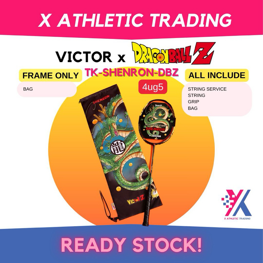 Victor Thruster K Shenron dragon ball badminton racket | Shopee Malaysia