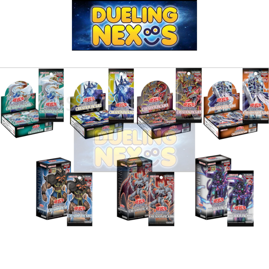 YUGIOH AE ASIAN ENGLISH Creation Pack Booster BOX & PACK - CR01 / CR02 / CR03 / CR04 / CR05 ...