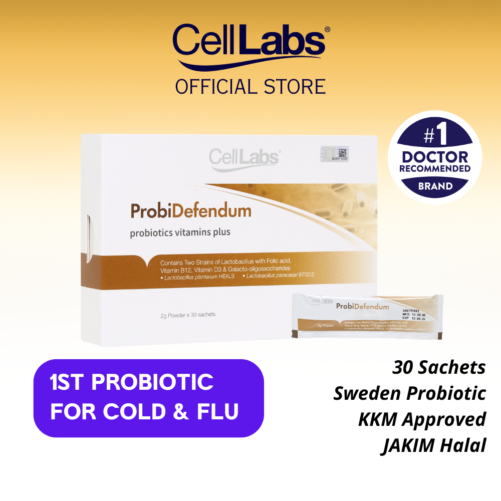 [BUY 2 FREE 1] CellLabs ProbiDefendum (30's) PROBIOTIC Immunity Against ...