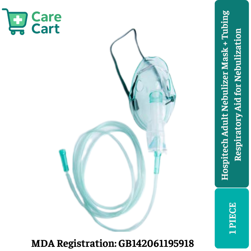 HOSPITECH Nebulizer Mask + Tubing – Adult / Child – Respiratory Aid ...
