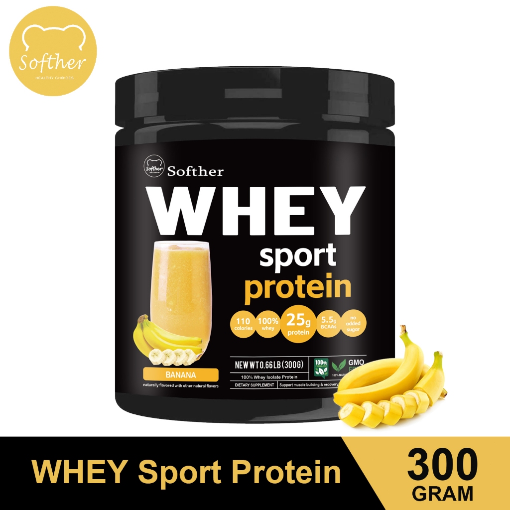 SOFTHER Whey Protein Powder Natural Premium Formula Support Muscle and ...