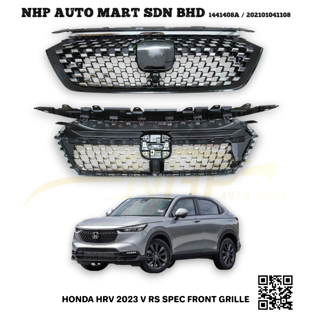 HONDA HRV HR-V 2023 FRONT GRILLE V RS SPEC 100% NEW | Shopee Malaysia