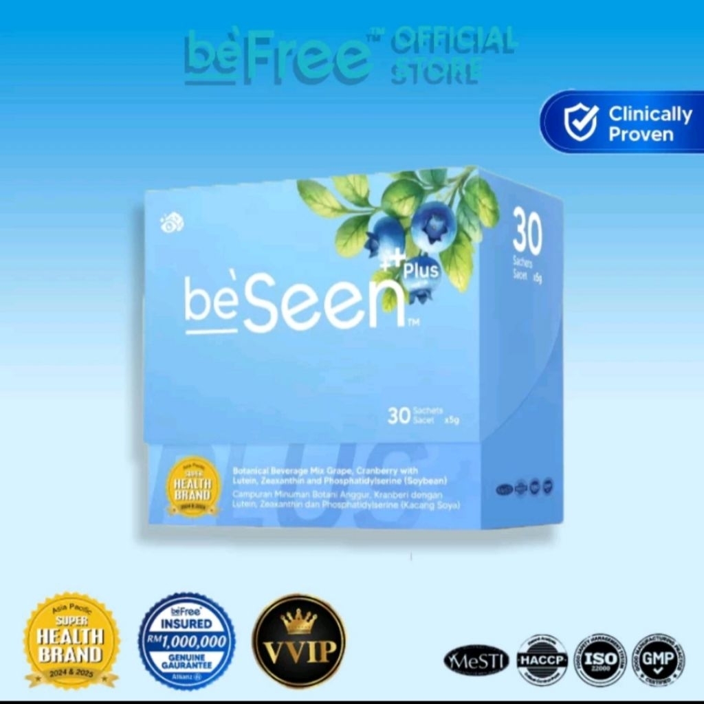 BE SEEN PLUS VITAMIN EYE-BRAIN | Shopee Malaysia