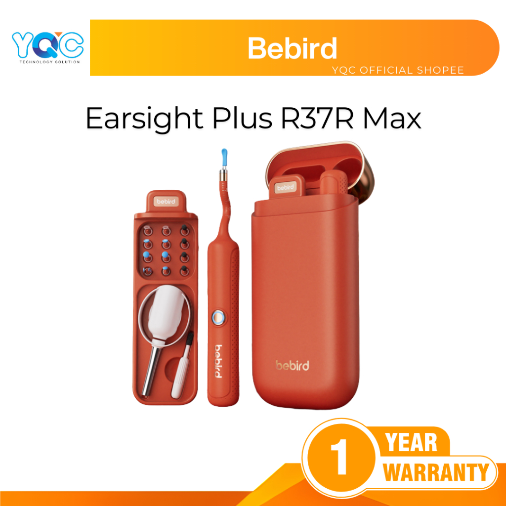 Bebird Earsight Plus R37R Max Limited Edition Gift Box: Serpentine Bendable Visual Ear Cleaner ...